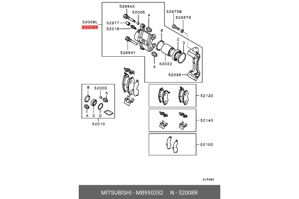 MITSUBISHI MB950352 MB950352